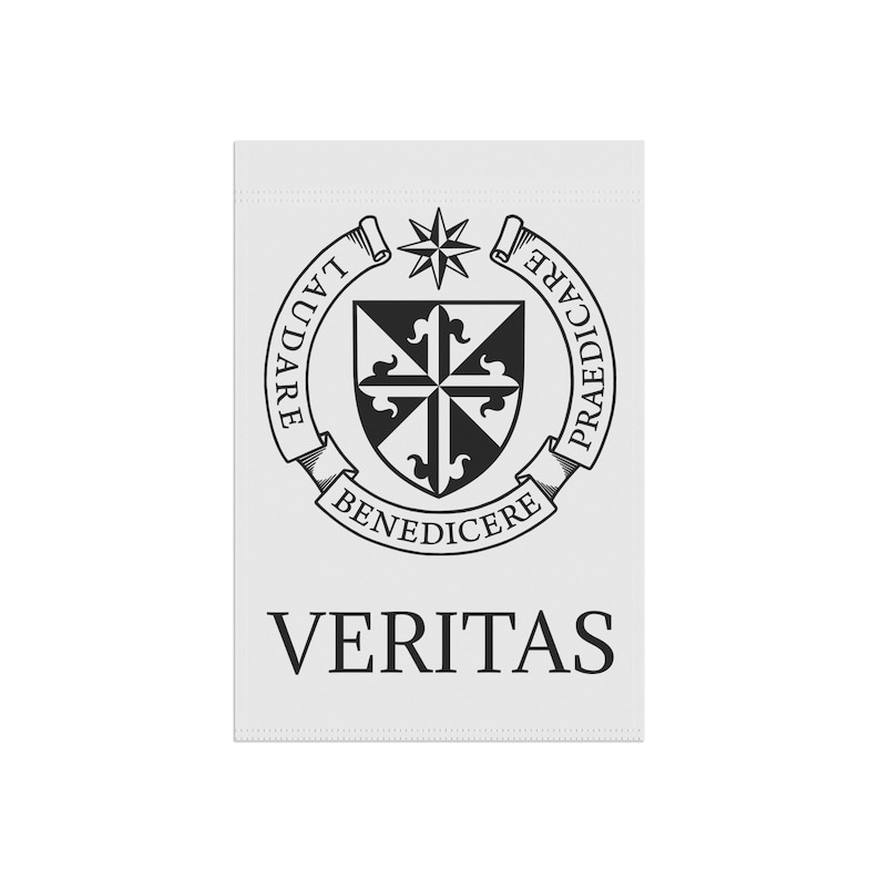 Dominican Order Veritas Garden & House Flag, Catholic Gift, Aesthetic ...