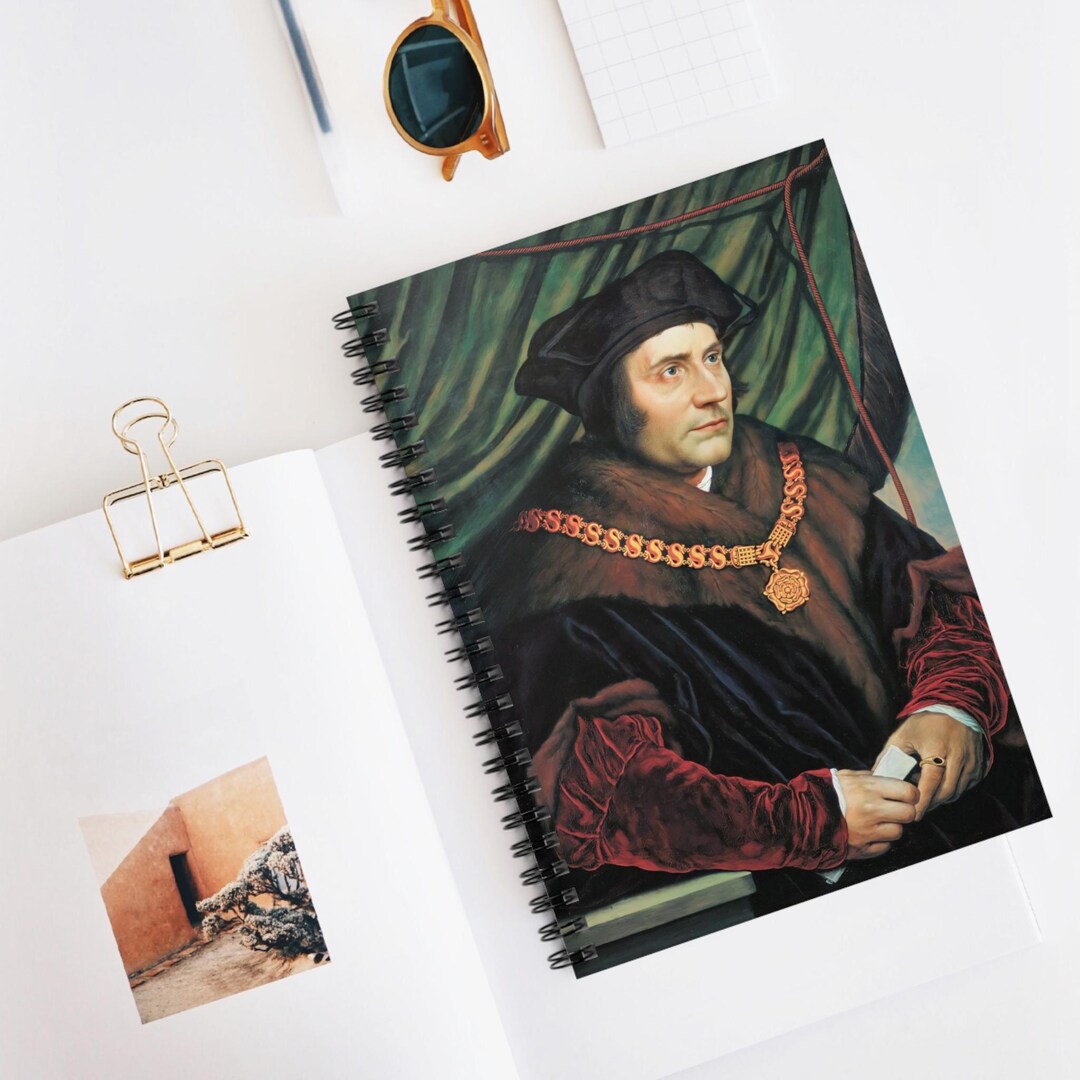 St Thomas More Spiral Notebook Journal Ruled Line, Catholic Gift ...