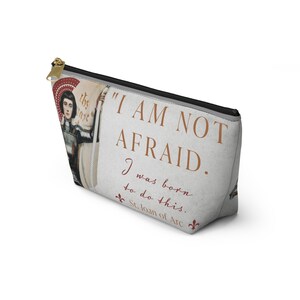 St Joan of Arc Chapel Veil Bag I Am Not Afraid I Was Born - Etsy