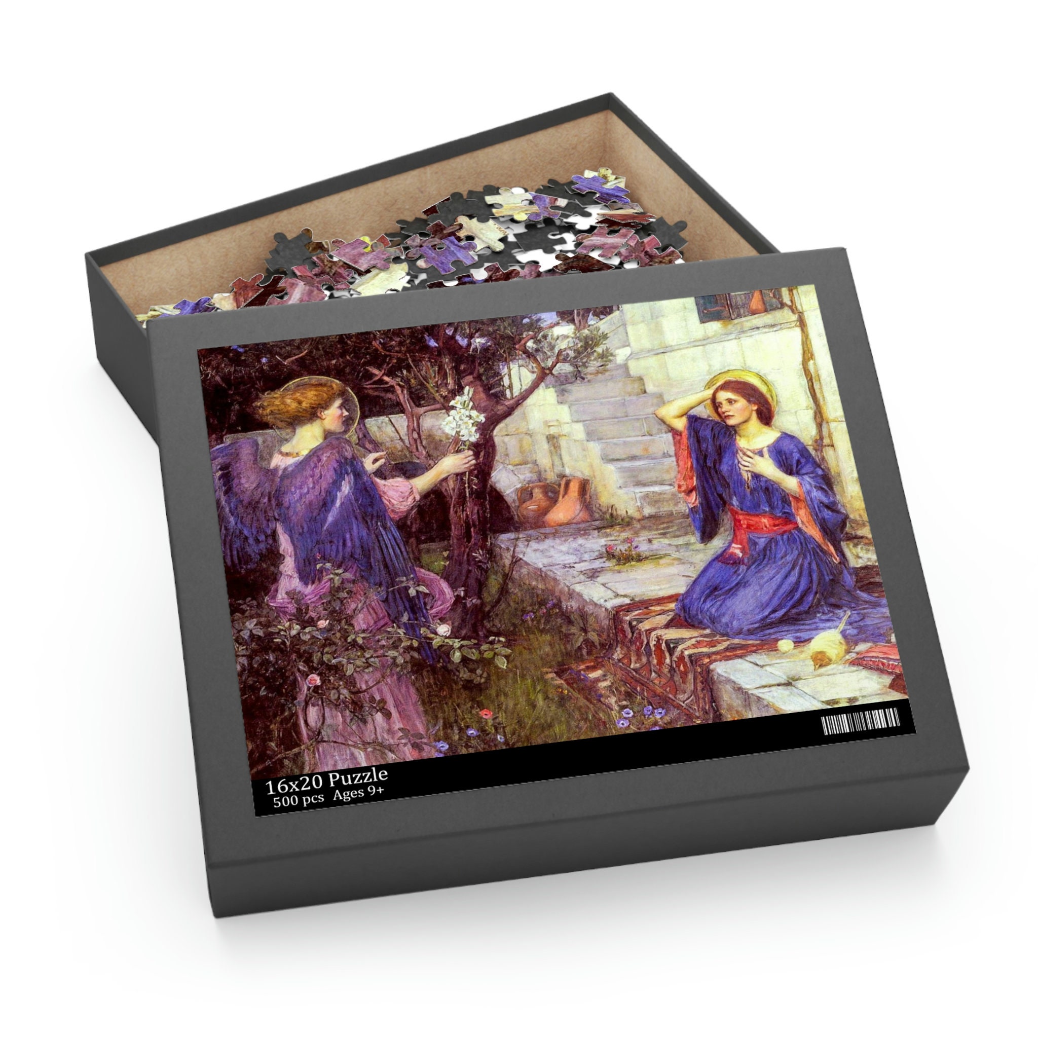 The Annunciation Puzzle 120 252 500-piece Catholic Gift - Etsy