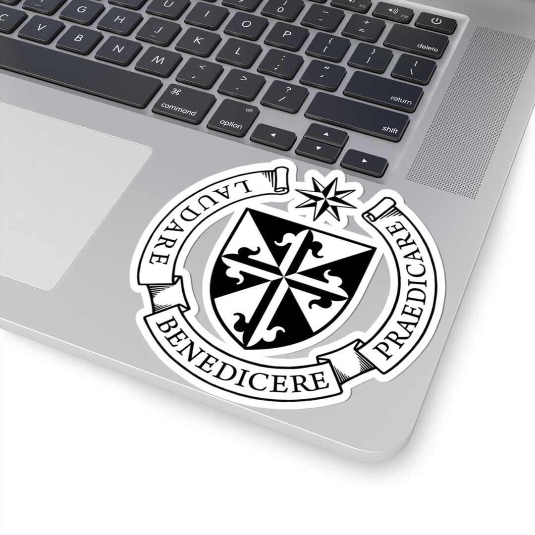 Dominican Order Logo Kiss-cut Sticker, Catholic, Coat of Arms, Order of ...
