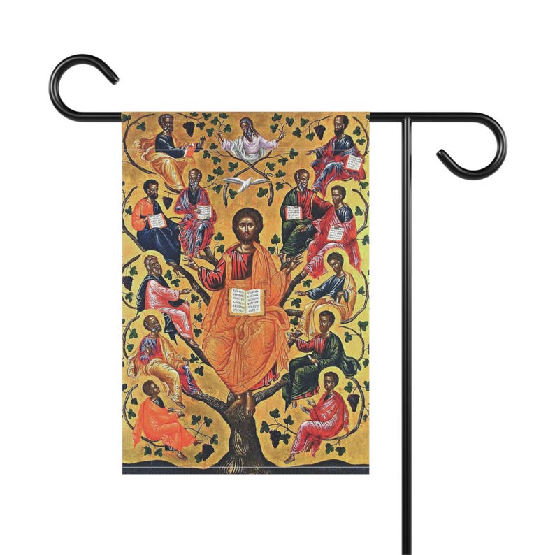 Christ the True Vine Garden & House Flag, Catholic, Gift, Jesus, Deacon ...