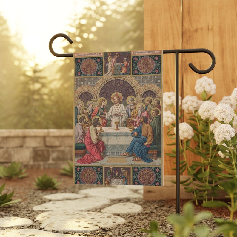 The Last Supper Garden & House Flag, Max Schmalzl, Catholic Gift ...