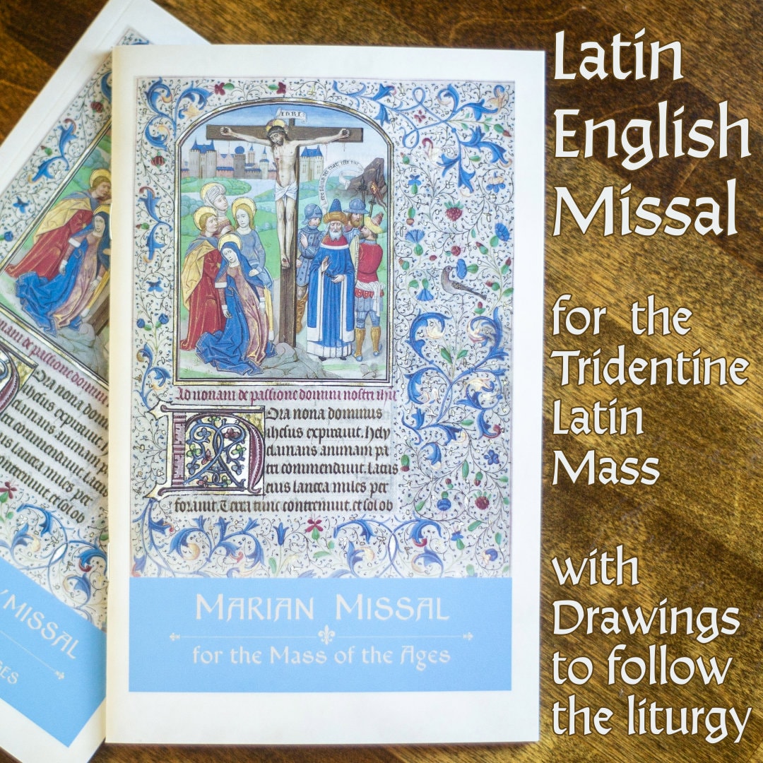 Latin English Missal for Tridentine Traditional TLM Catholic Mass With ...