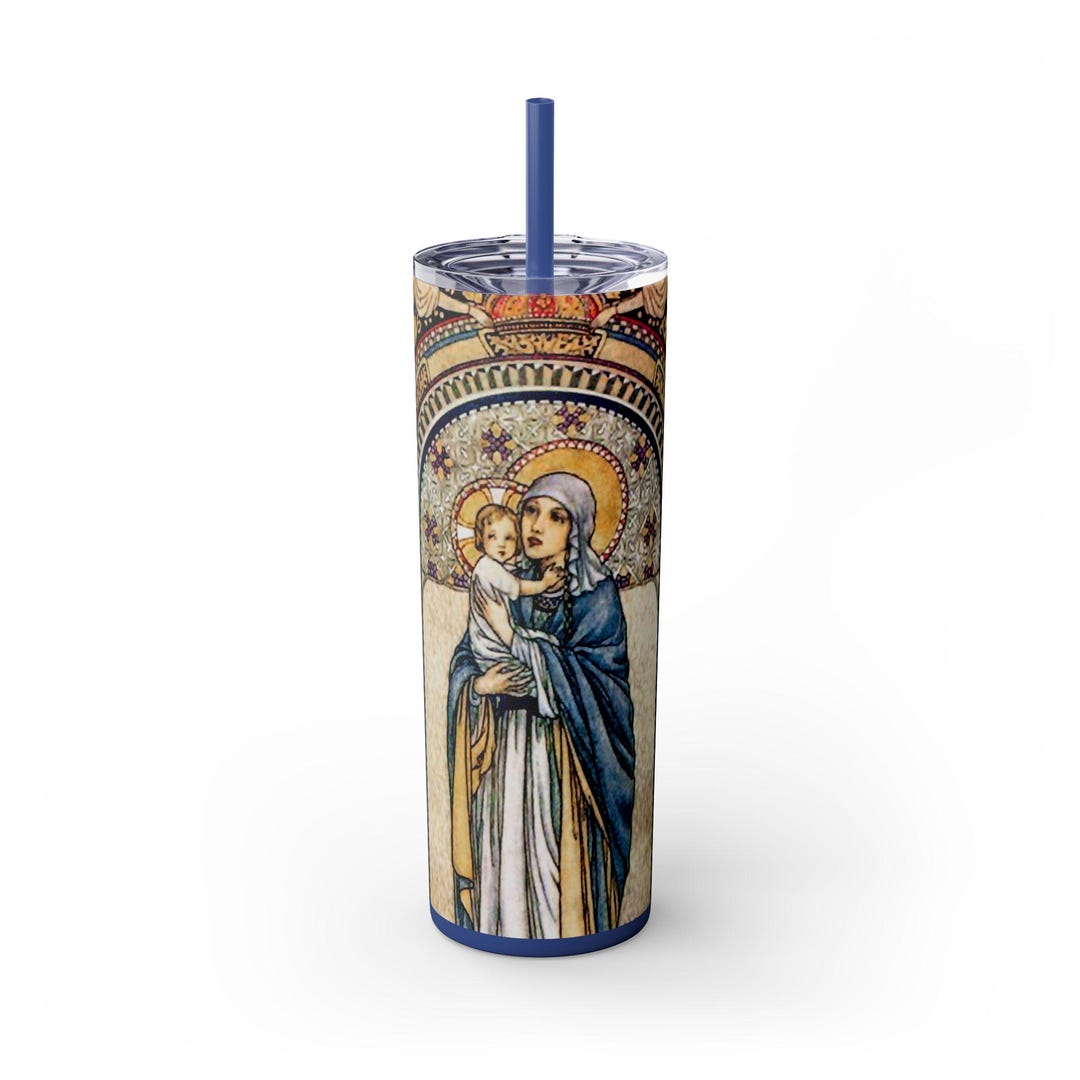 Madonna and Child Skinny Tumbler 20oz, Catholic, Deacon, Priest Gift ...