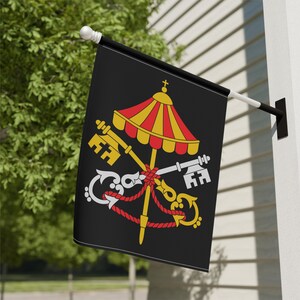 Sede Vacante Vatican City Coat of Arms Garden & House Flag, Holy See ...