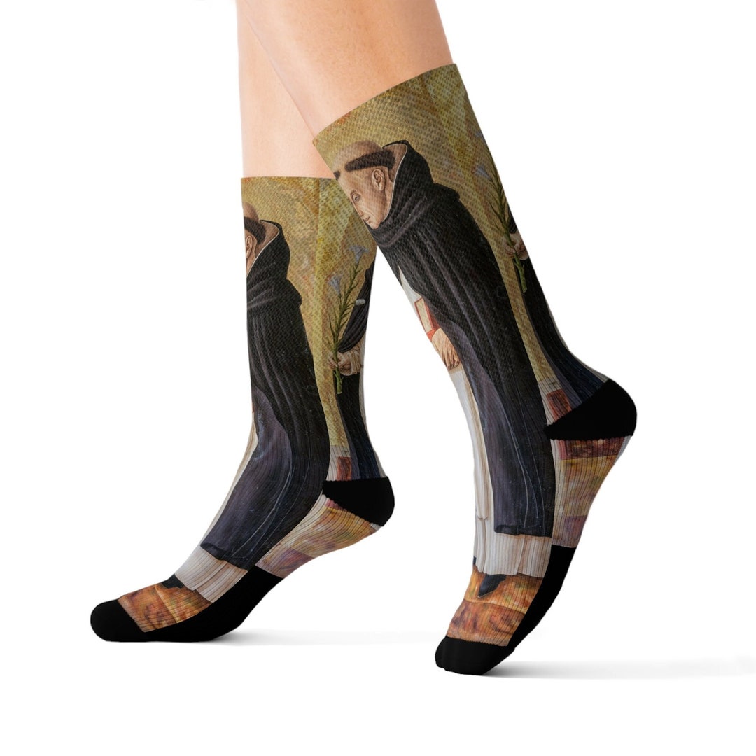 Saint Dominick Socks, Catholic Gift, Carlo Crivelli, Traditional ...