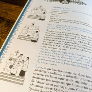 Latin English Missal for Tridentine Traditional TLM Catholic Mass With ...