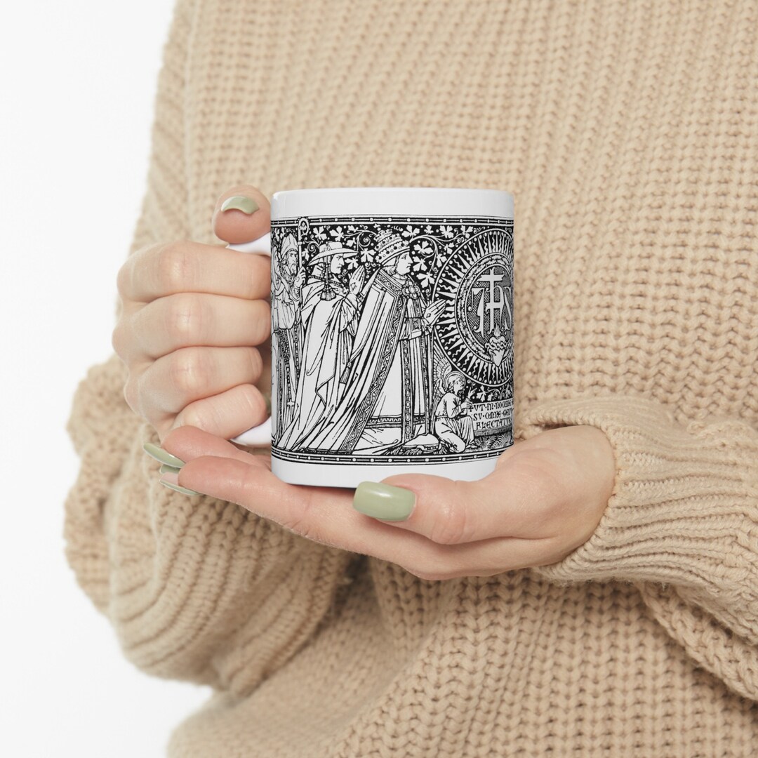 IHS Holy Name of Jesus Ceramic Mug 11oz 15oz, Christogram, Traditional ...