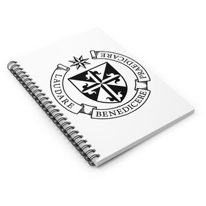 Dominican Order Logo Spiral Notebook Ruled Line, Catholic, Aesthetic ...