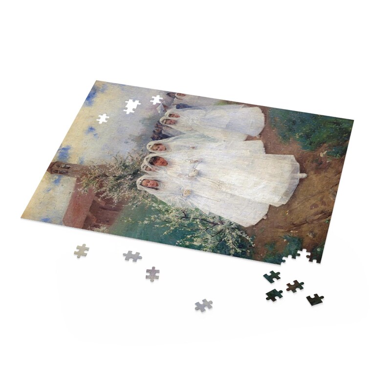 Children After First Communion Puzzle (120, 252, 500-piece), Catholic ...