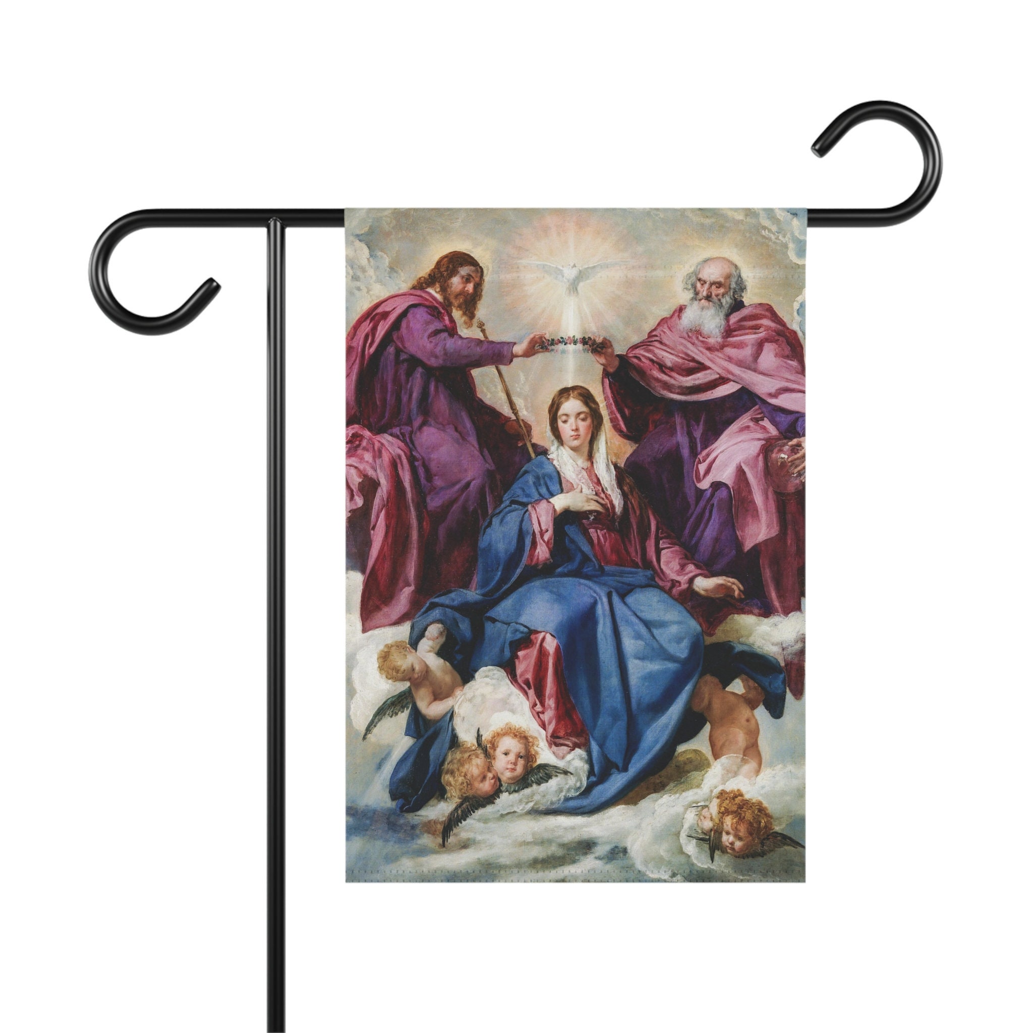 Coronation of the Virgin Garden & House Flag, Traditional Catholic ...