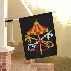 Sede Vacante Vatican City Coat of Arms Garden & House Flag, Holy See ...