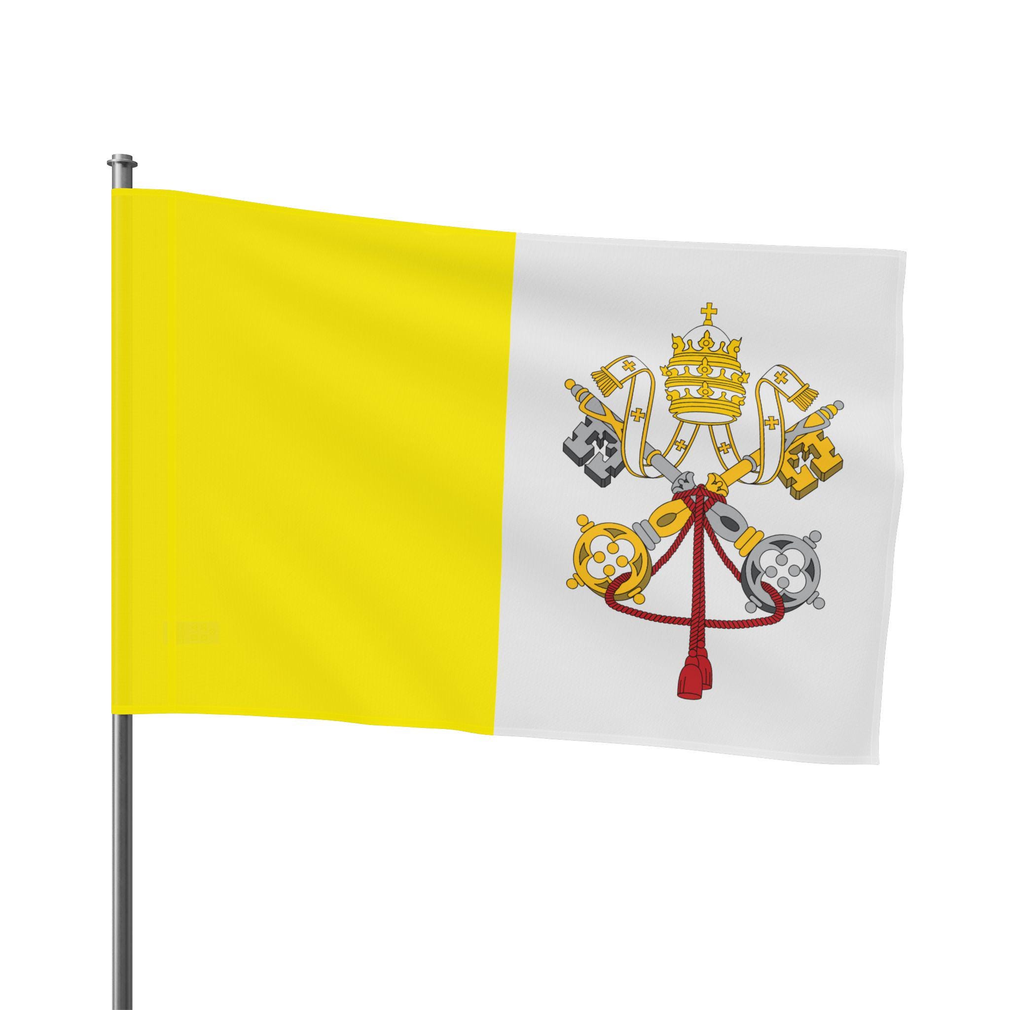 Vatican City Flag, Catholic, Holy See, Gift, Roman Catholic, Heraldry ...