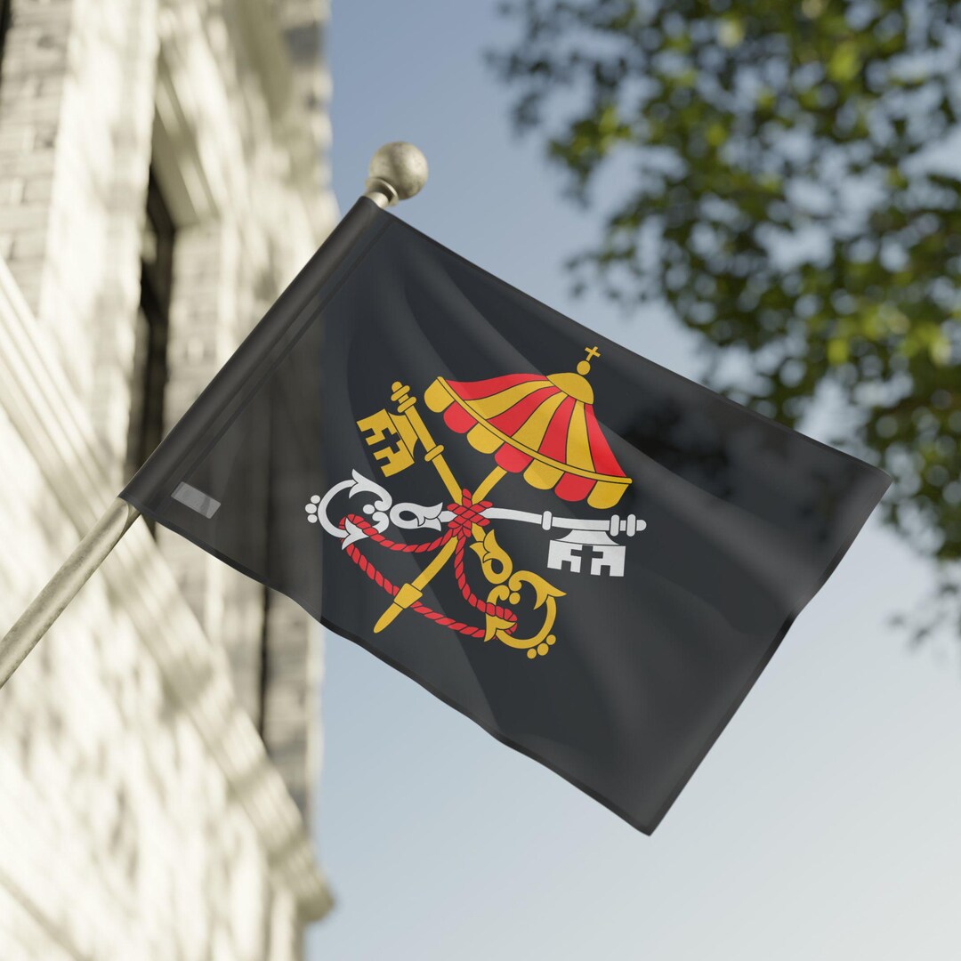 Sede Vacante Vatican City Coat of Arms Flag, Catholic, Holy See, Gift ...