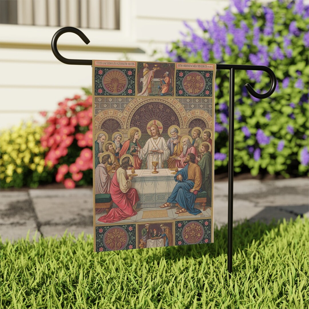 The Last Supper Garden & House Flag, Max Schmalzl, Catholic Gift ...