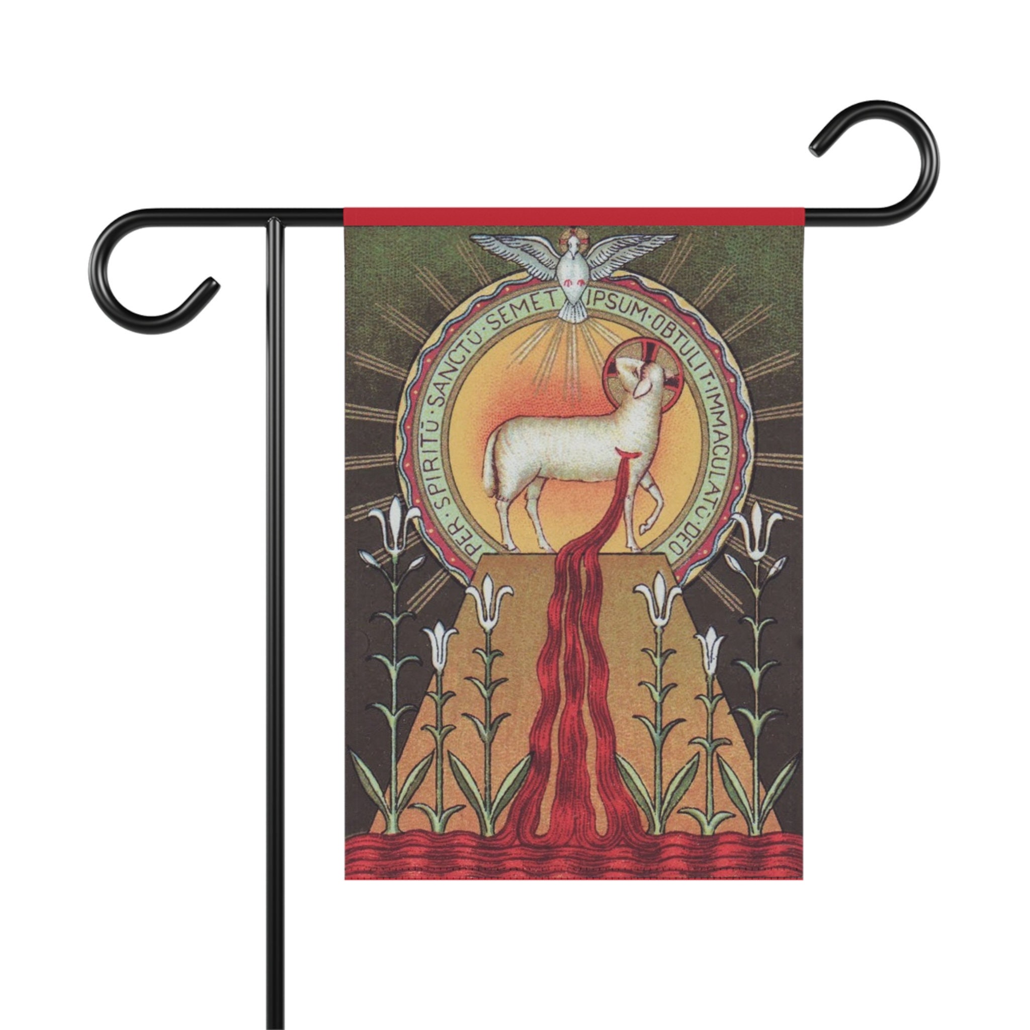 Lamb of God Precious Blood Garden & House Flag, Catholic, Gift ...