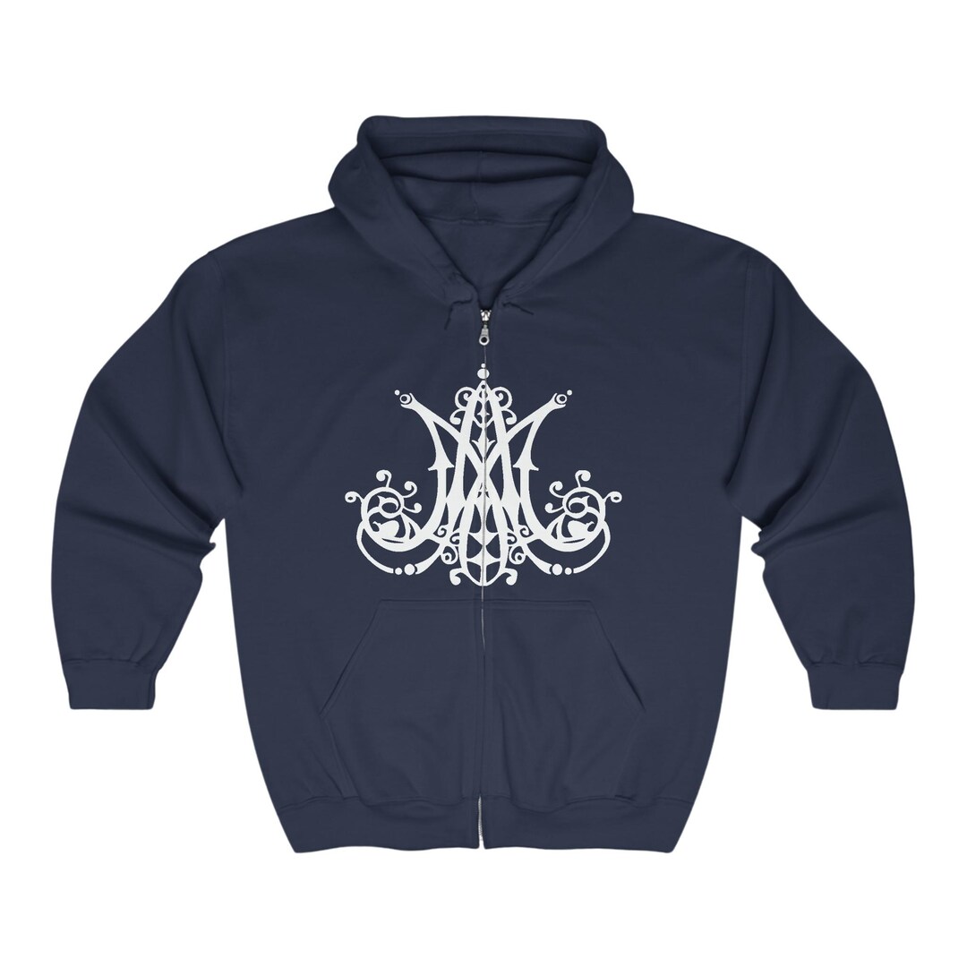 Auspice Maria Logo Unisex Premium Full Zip Hoodie Catholic Gift ...