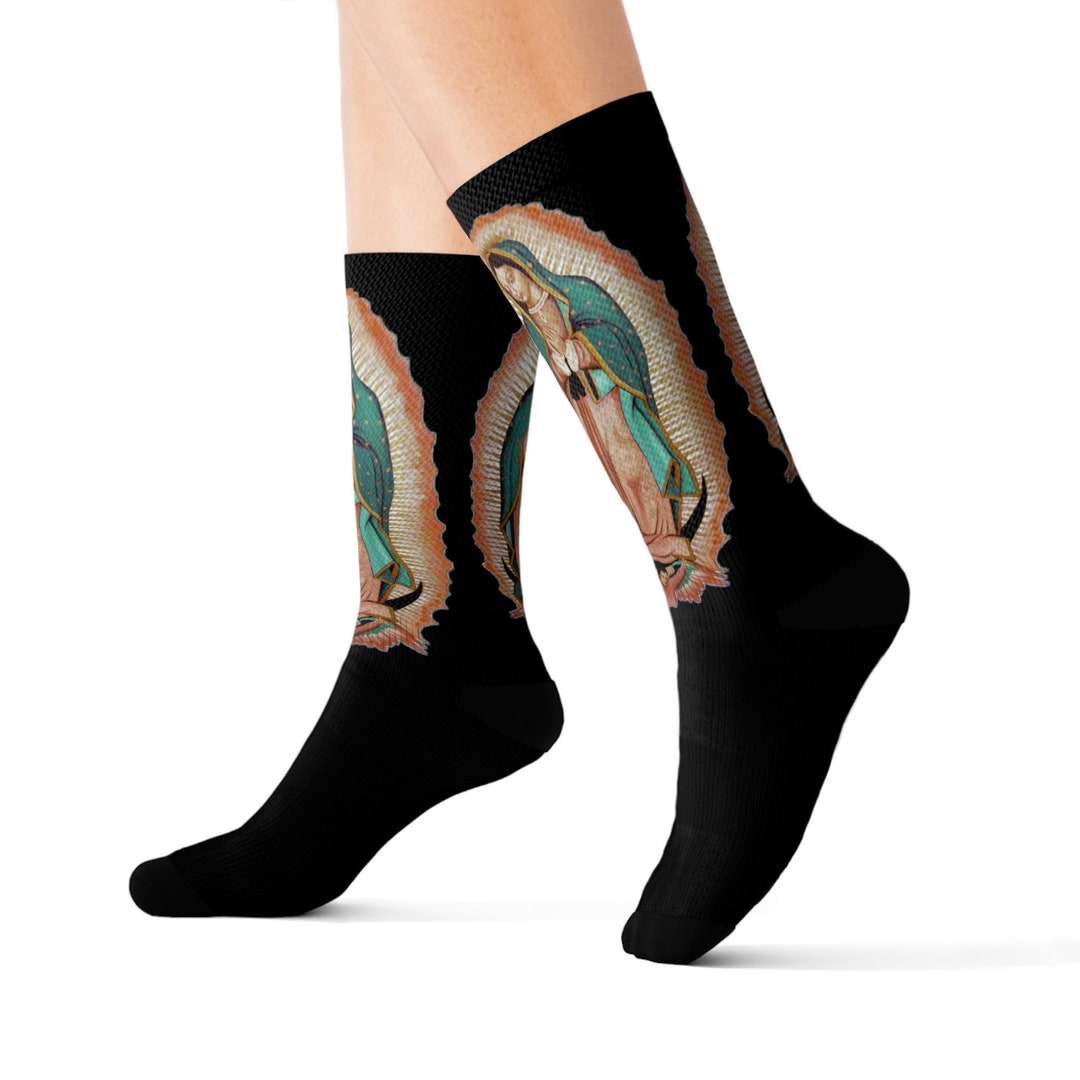 Our Lady of Guadalupe Socks, Catholic, Madonna, Deacon Gift, Priest ...