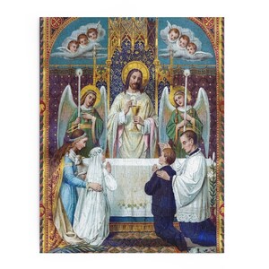 First Communion Puzzle 120, 252, 500-piece, Traditional Catholic Altar ...