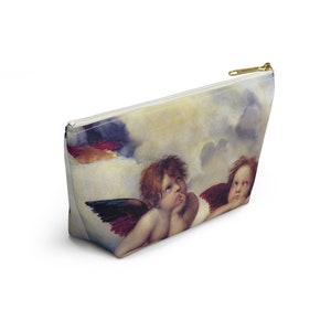 Putti Detail From Sistine Madonna, Rosary, Chapel Veil Bag, Raphael ...