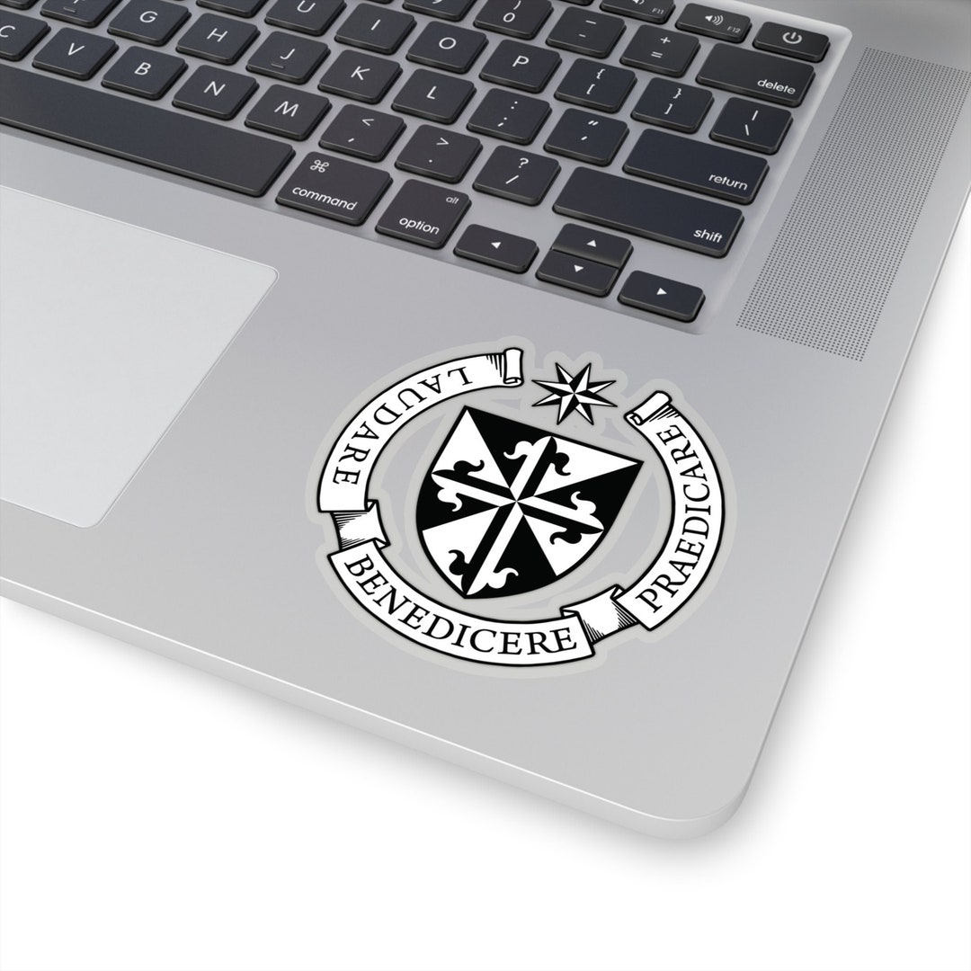 Dominican Order Logo Kiss-cut Sticker, Catholic, Coat of Arms, Order of ...