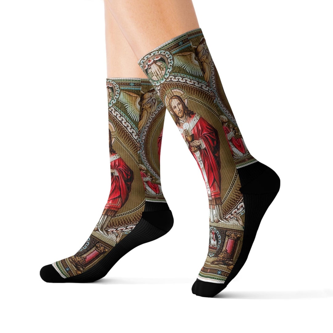 Jesus as the High Priest Socks, Catholic, Gift, Traditional, Liturgy ...