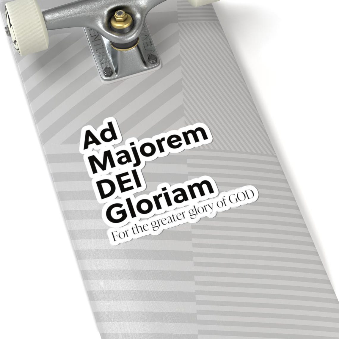 AMDG - Ad Majorem Dei Gloriam - Kiss-cut Sticker - Jesuit Motto ...