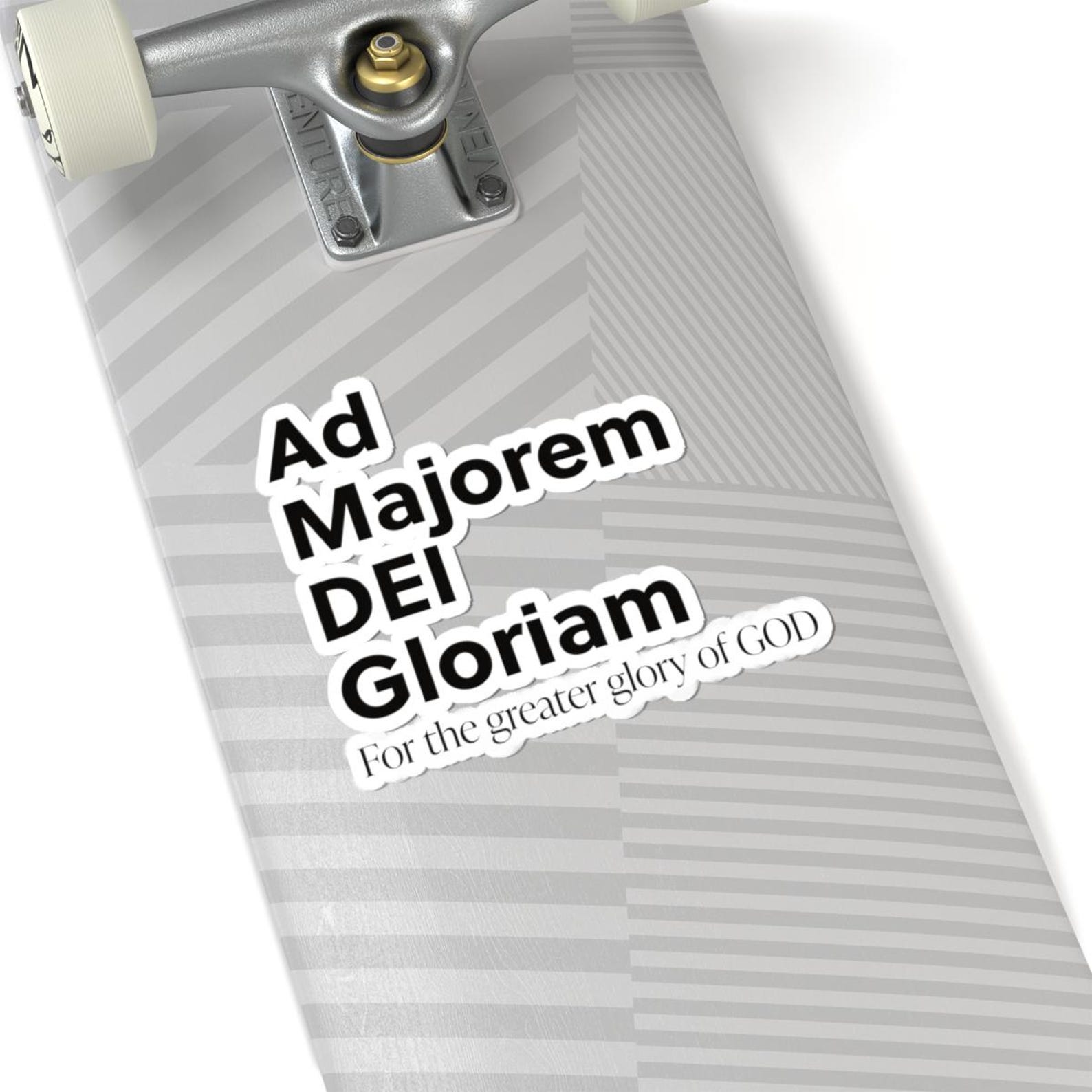 AMDG - Ad Majorem Dei Gloriam - Kiss-cut Sticker - Jesuit Motto ...