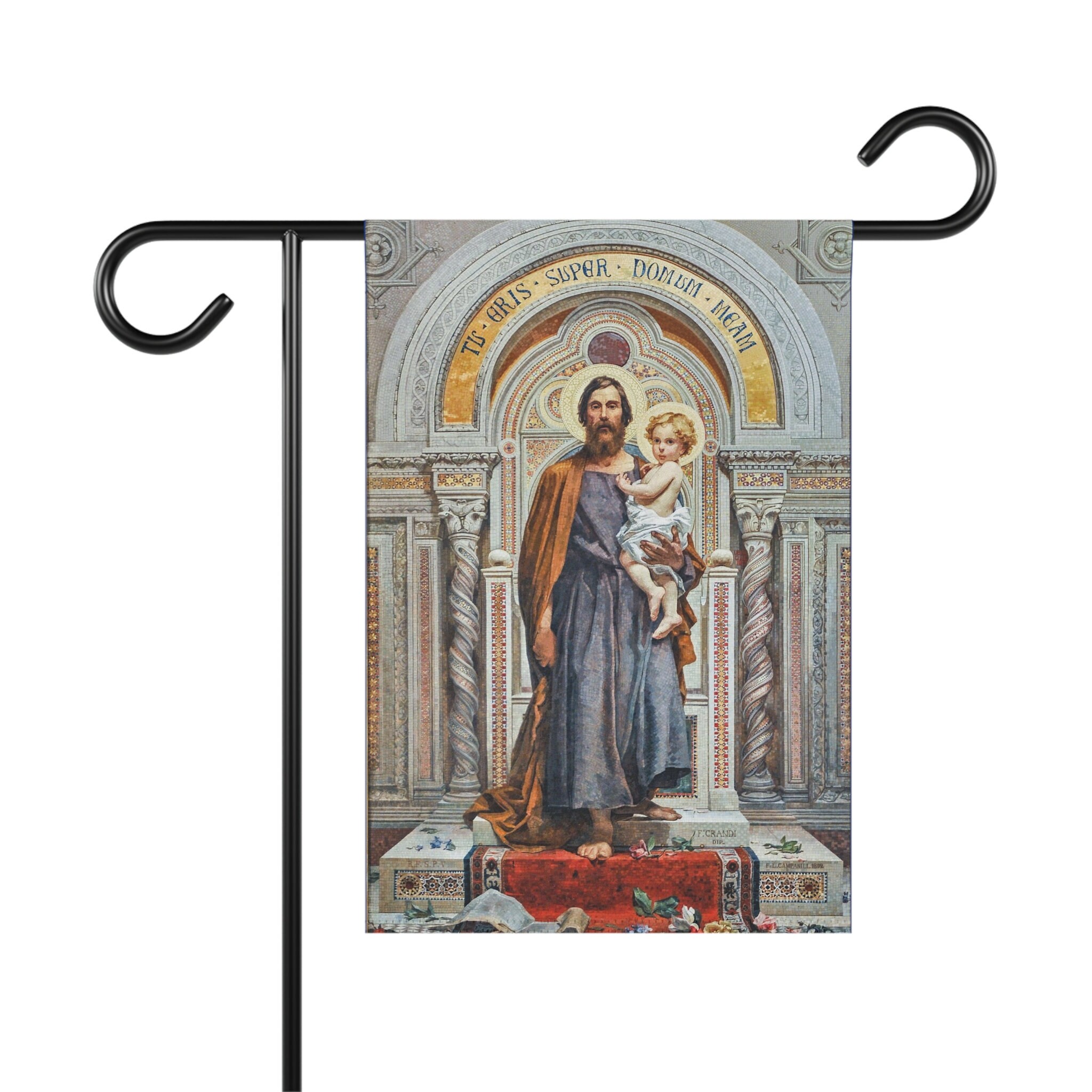Saint Joseph, Protector of the Church Garden & House Flag, Catholic ...