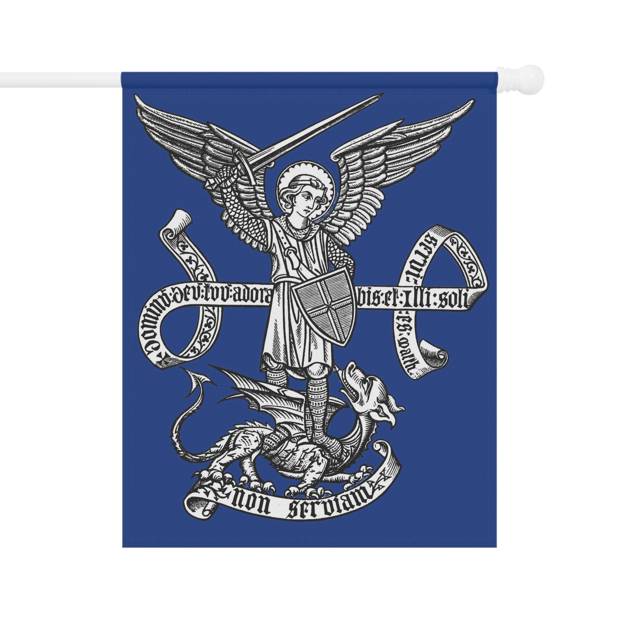 Saint Michael the Archangel Garden & House Flag Catholic - Etsy