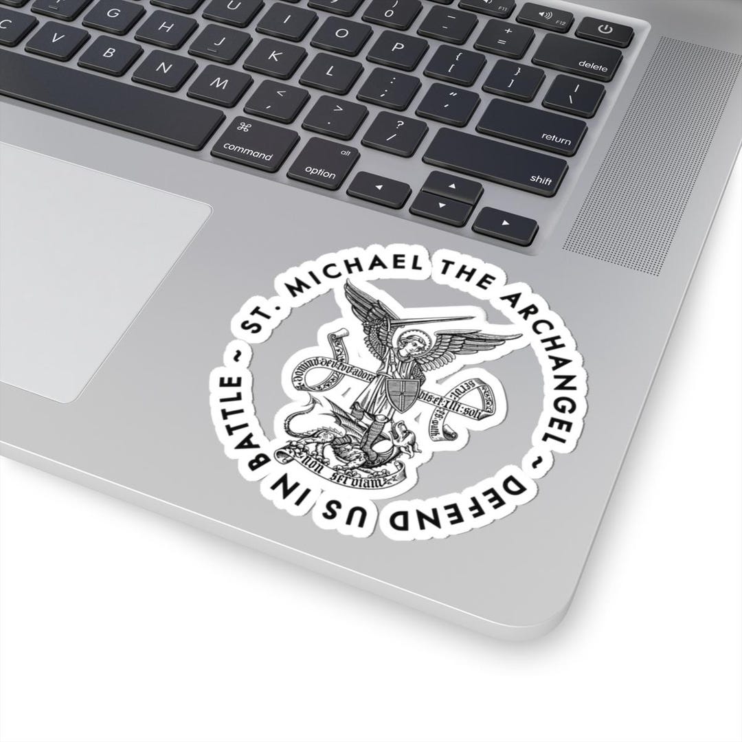 St. Michael the Archangel - Defend Us in Battle Kiss-cut Sticker ...