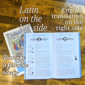 Latin English Missal for Tridentine Traditional TLM Catholic Mass With ...
