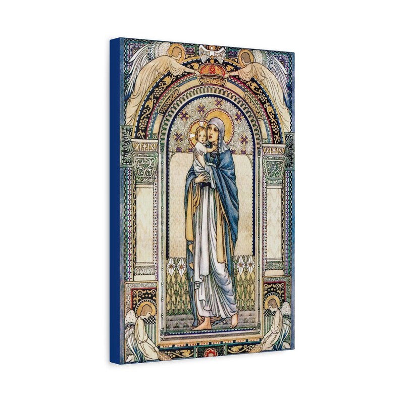 Madonna and Child Canvas Gallery Wraps, Catholic, Deacon, Priest Gift ...