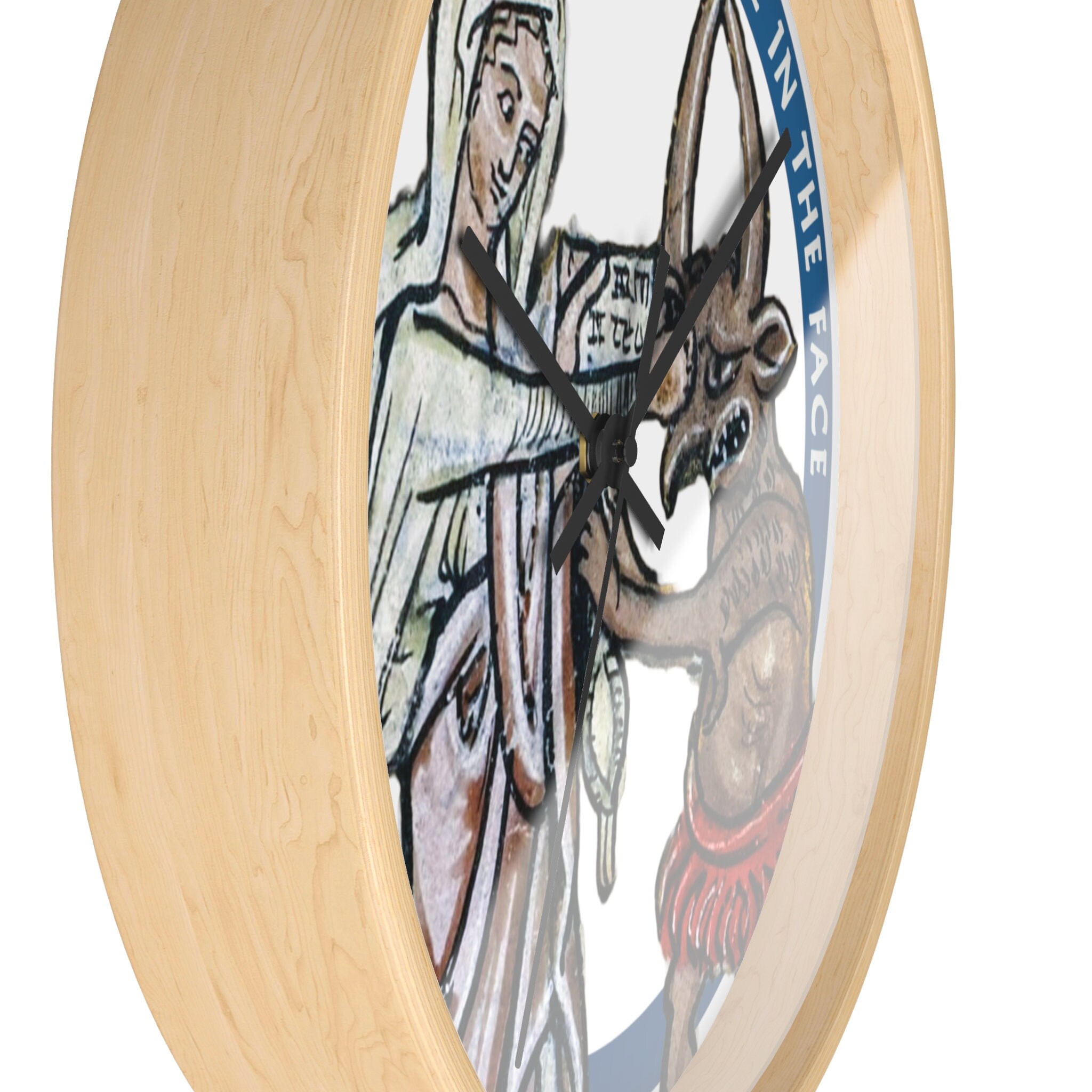 Hail Mary Full of Grace Punch the Devil in the Face Wall - Etsy