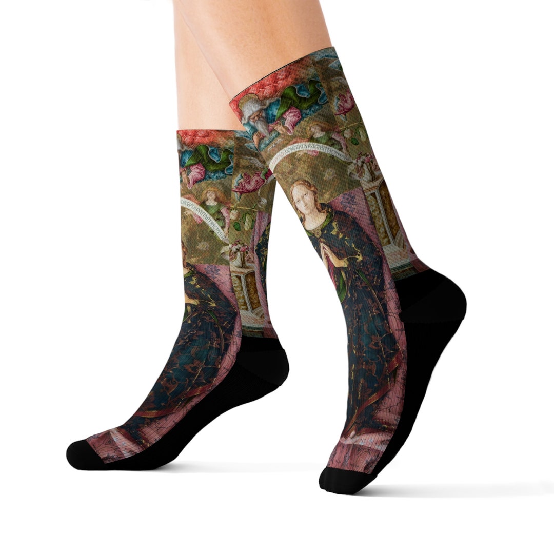 Immaculate Conception Socks, Catholic Gift, Carlo Crivelli, Traditional ...