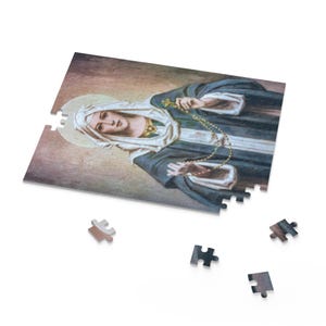 Our Lady of the Rosary Puzzle (120, 252, 500-piece) Catholic Gift ...