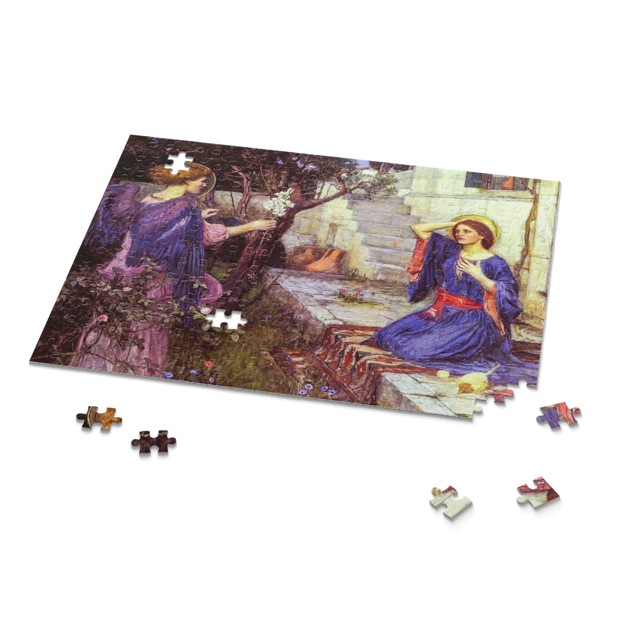 The Annunciation Puzzle 120 252 500-piece Catholic Gift - Etsy