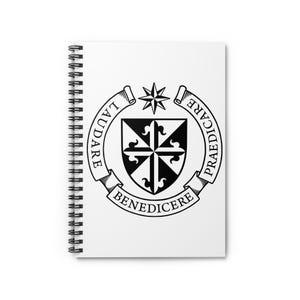 Dominican Order Logo Spiral Notebook Ruled Line, Catholic, Aesthetic ...