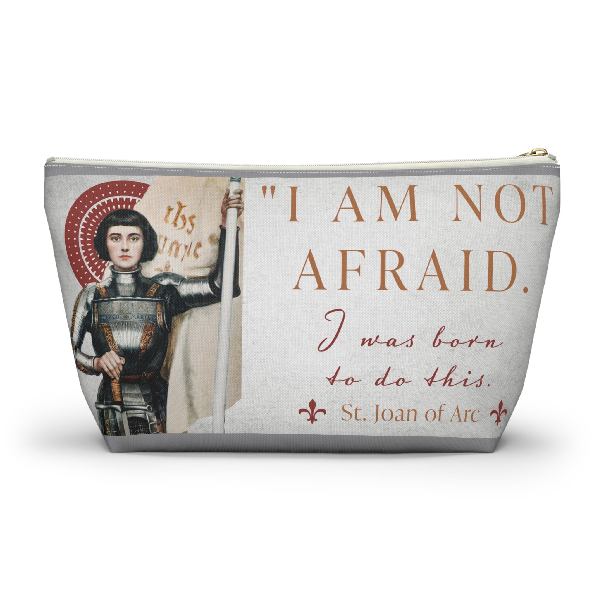 St Joan of Arc Chapel Veil Bag I Am Not Afraid I Was Born - Etsy