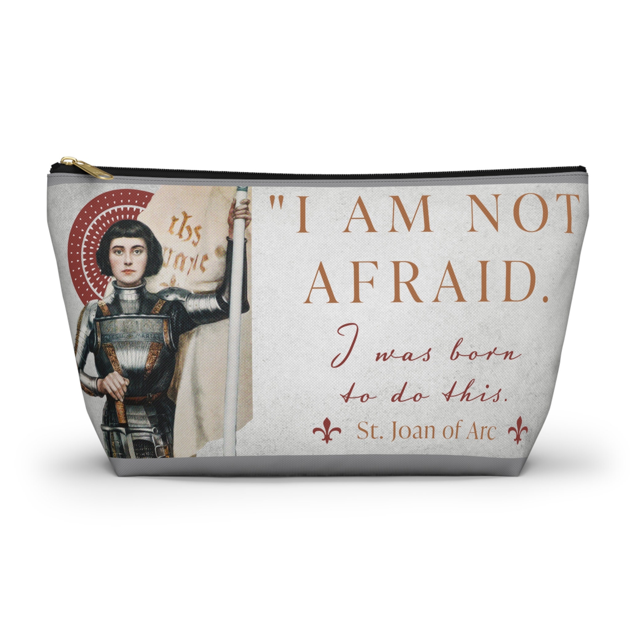 St Joan of Arc Chapel Veil Bag I Am Not Afraid I Was Born - Etsy