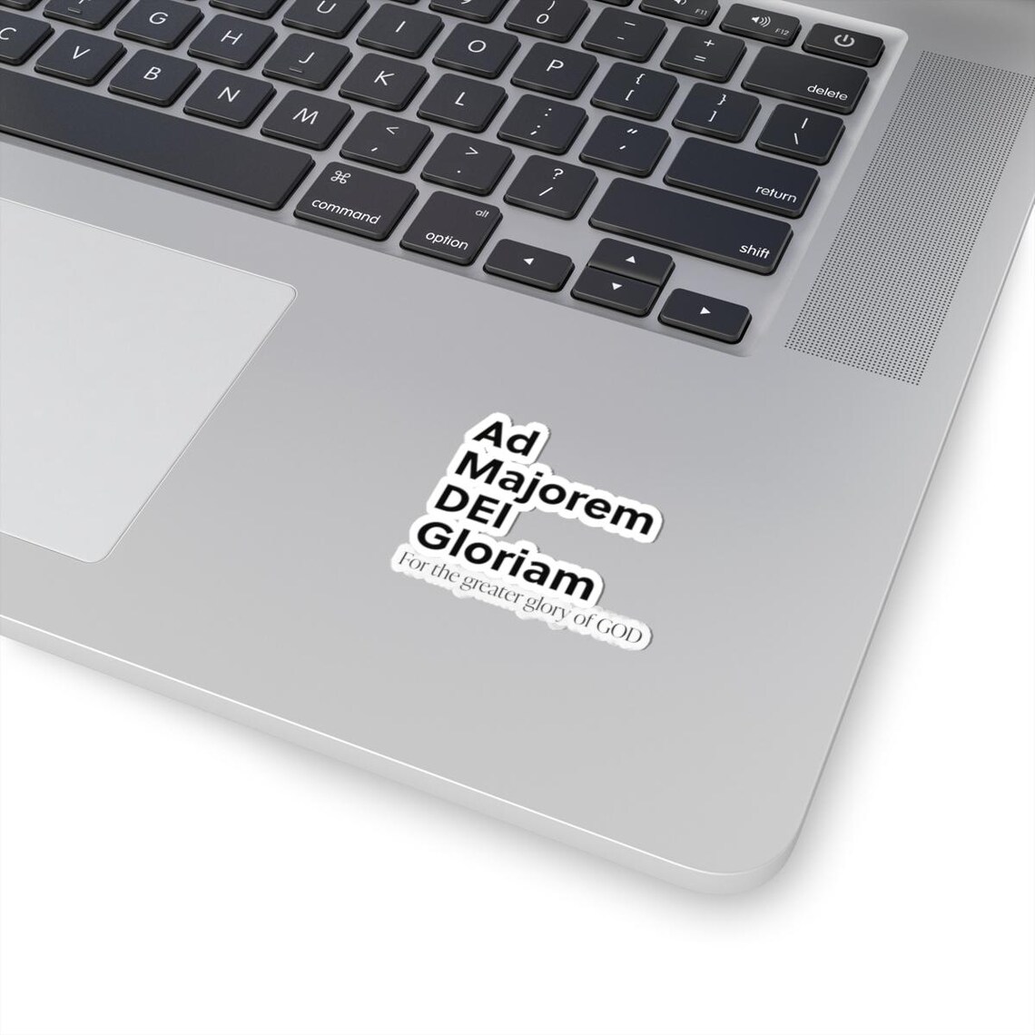 AMDG - Ad Majorem Dei Gloriam - Kiss-cut Sticker - Jesuit Motto ...