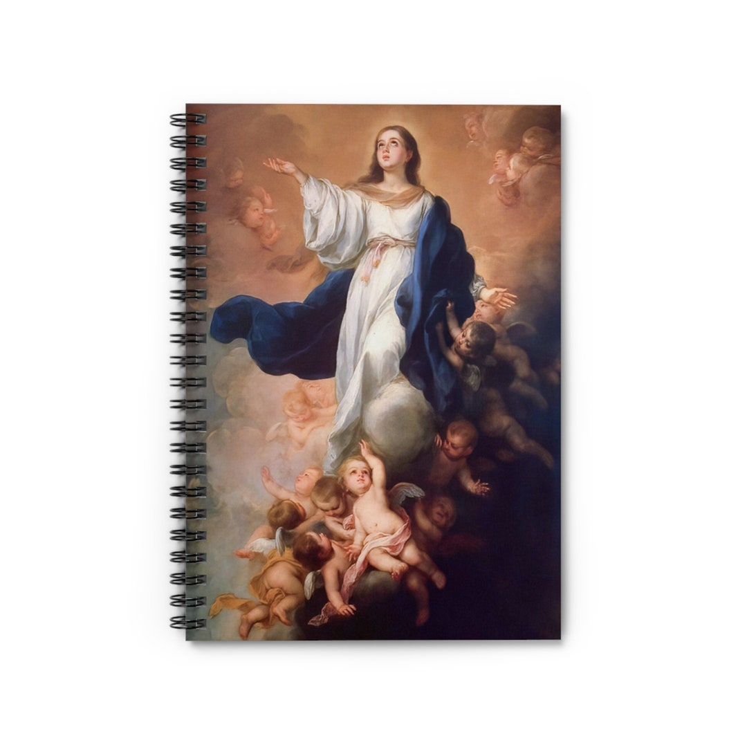 Assumption of the Virgin Mary Spiral Notebook Ruled Line - Etsy