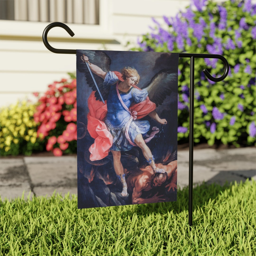 Saint Michael the Archangel Garden & House Flag, Catholic Gift, Police ...