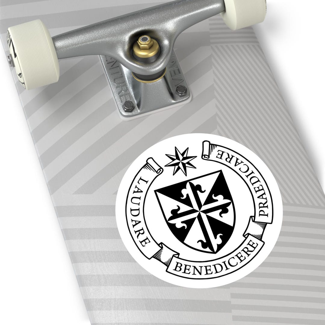 Dominican Order Logo Indoor\outdoor Round Sticker, Traditional ...