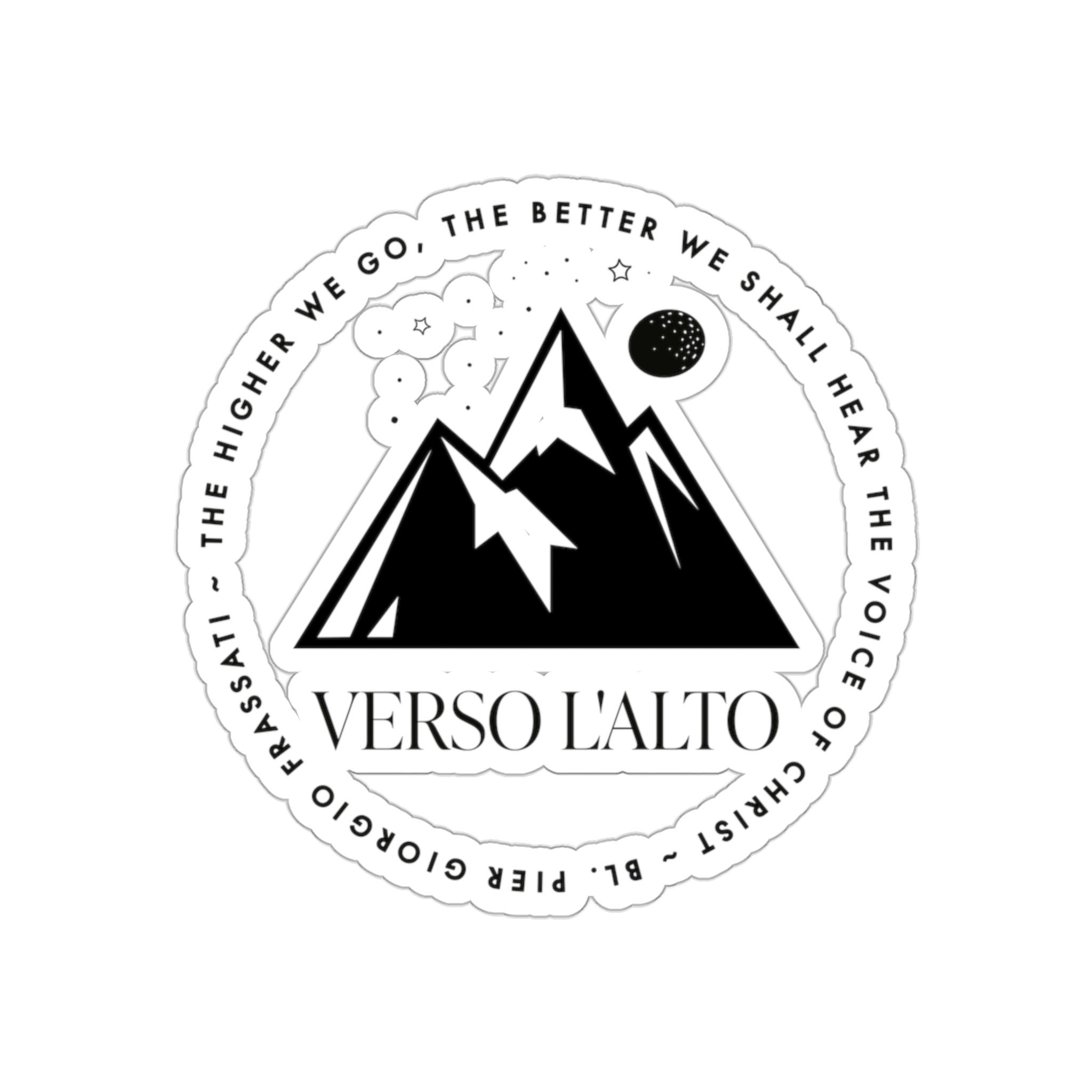Verso L'alto Kiss-cut Sticker to the Heights Bl. Pier Giorgio Frassati ...