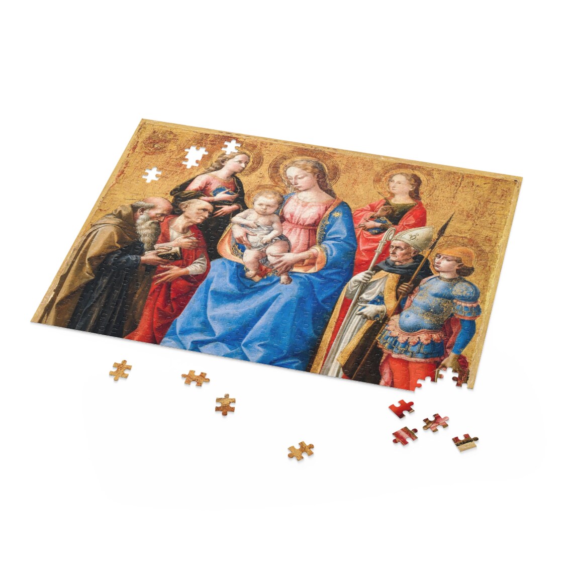 Madonna and Child With Six Saints Puzzle (120, 252, 500-piece ...