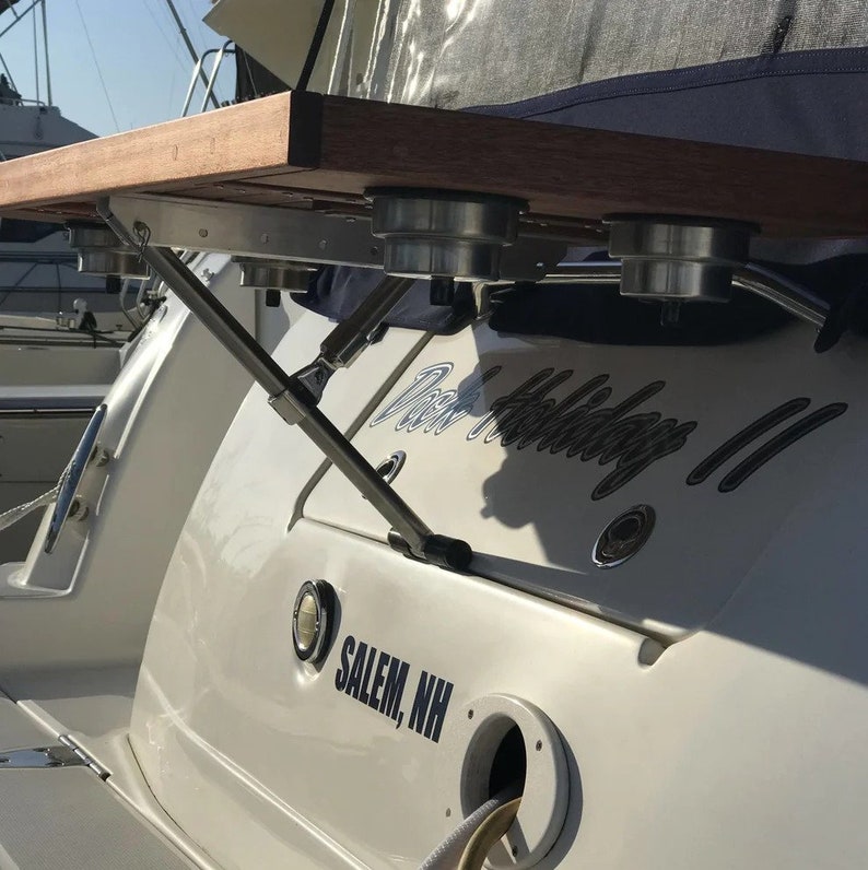 Transom Boat Table (mahogany) - Etsy