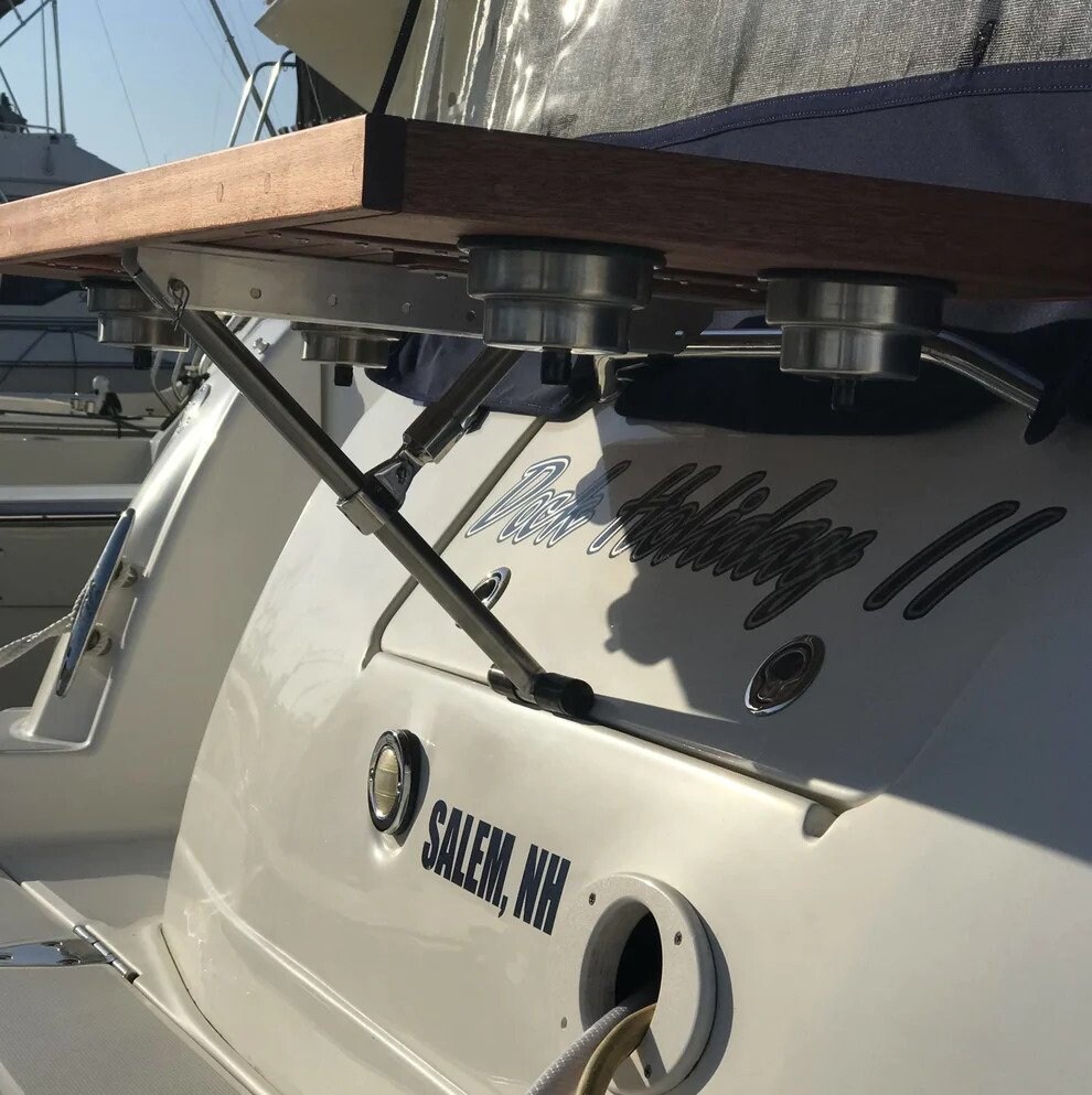 Transom Boat Table (mahogany) - Etsy