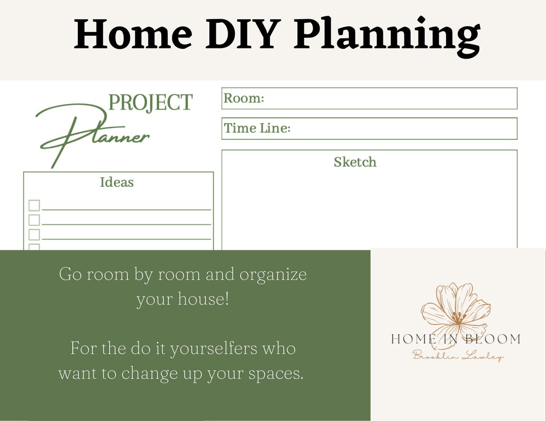DIY Organizer Planner Template - Etsy
